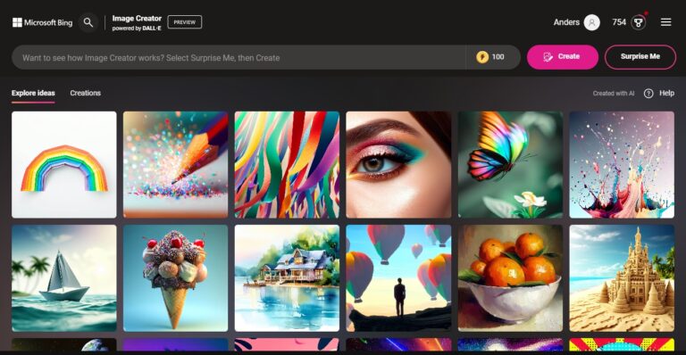 Så använder du Bing Image Generator för att skapa AI-bilder - steg för ...