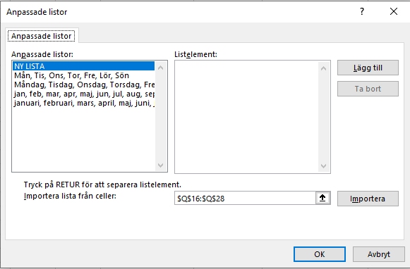 Sortera på ditt eget sätt med anpassade listor i Excel: Effektivisera ...